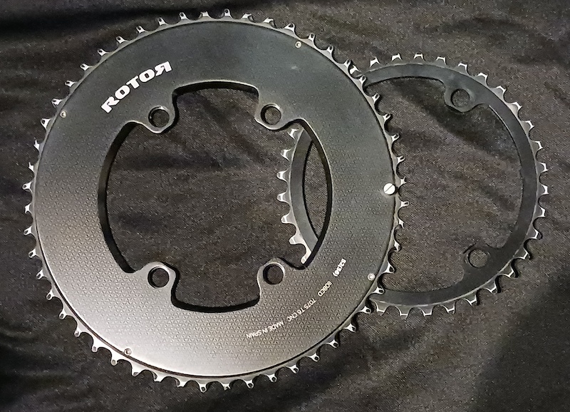Rotor Aero chainrings 52/36t For Sale