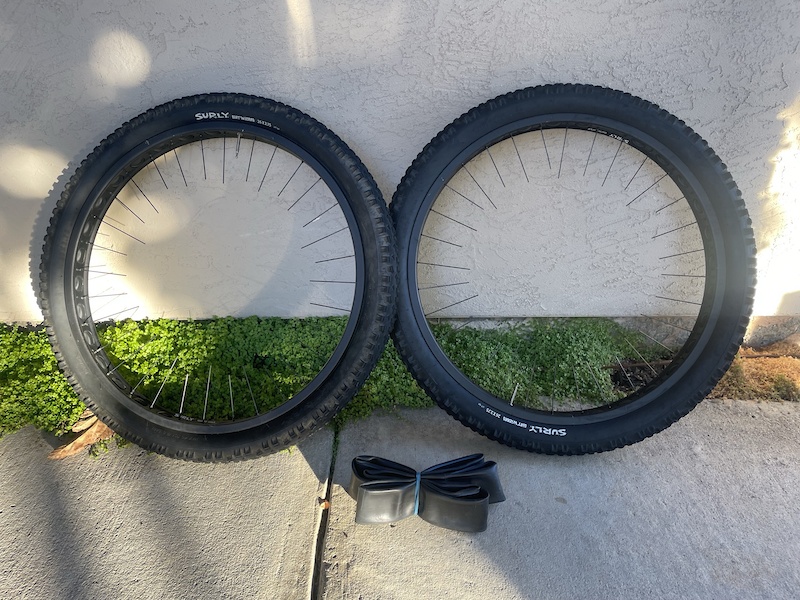 26“+ Surly rims, tires, tubes For Sale
