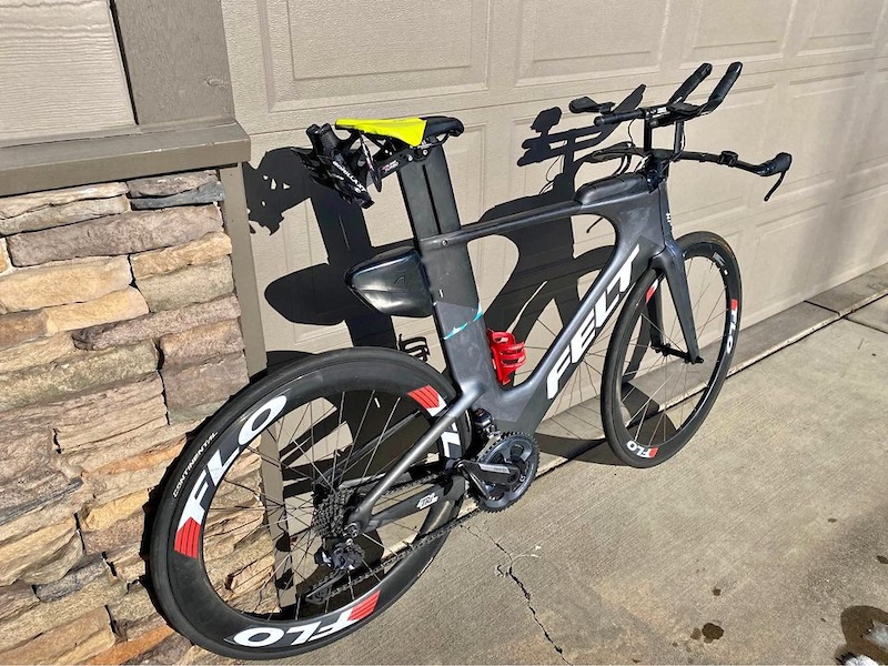 2019 Felt IA10 Triathlon Bike, Ultegra Di2, Quarq Meter For Sale