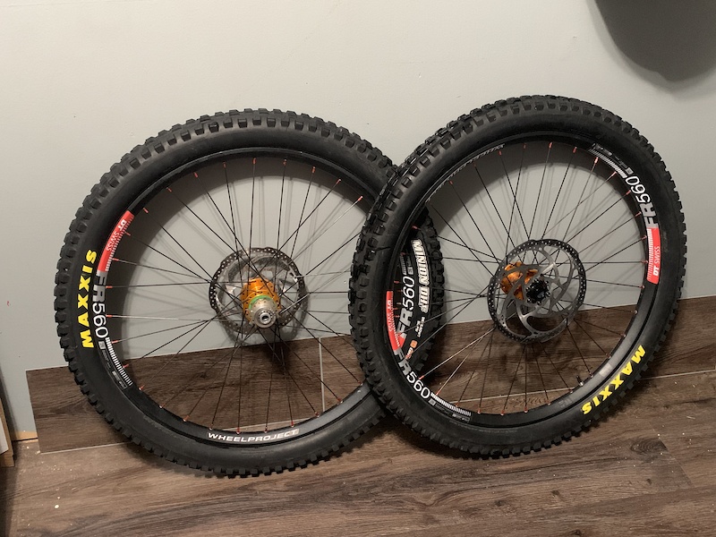2022 Custom 26 Hope Pro4 DT Swiss Wheelset + Tires For Sale