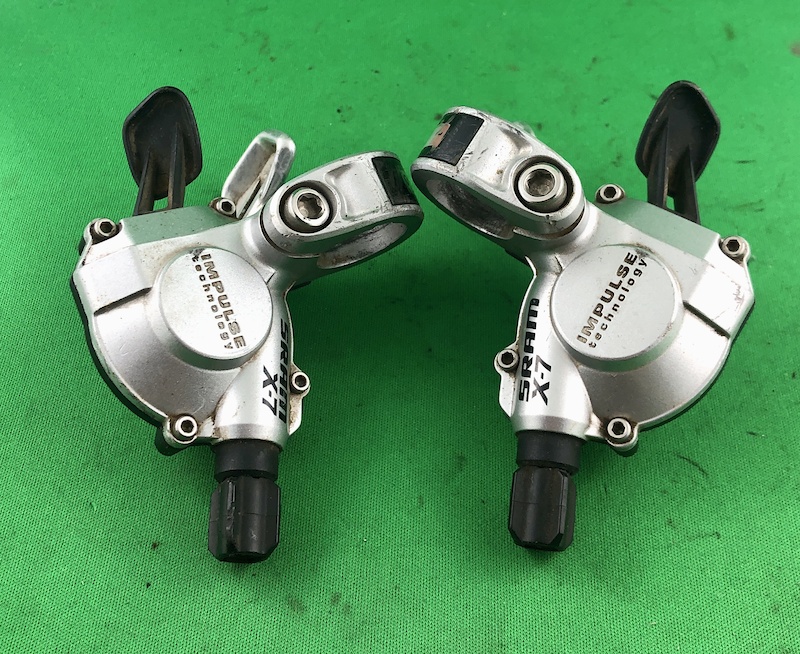 SRAM X7 Trigger Shifter Set 3 x 9 Speed For Sale