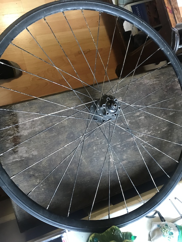 700C Rear disc wheel that works. For Sale