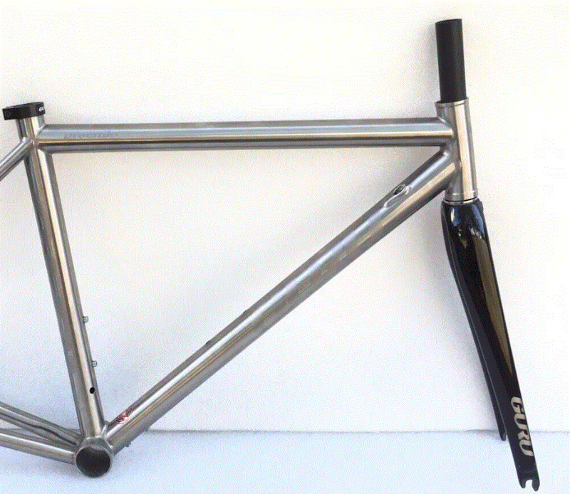 2015 Guru Praemio 52 cm Titanium Frameset Rim Brake Di2 For Sale