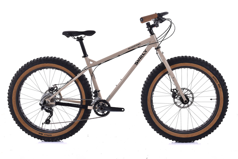 Surly Ice Cream Truck Md Steel Fat Bike Deore SLX Tan For Sale