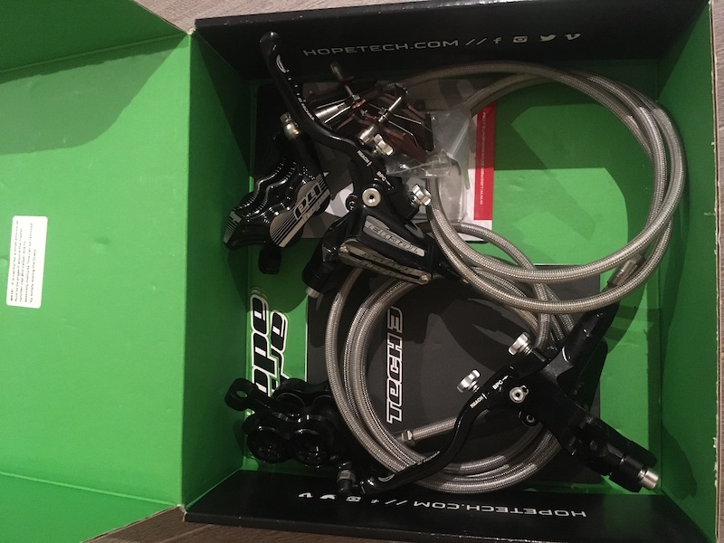 Hope Tech 3 E4 brake set For Sale