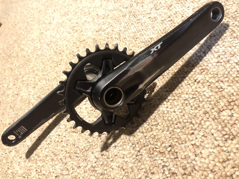 2020 Shimano XT FC-M8100 170mm Crankset with 30T Chainring For Sale