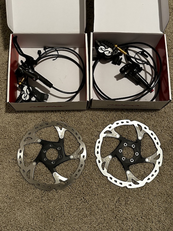 Shimano Saint BR-M820 Brakes and 180mm Rotors For Sale
