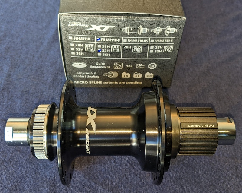 2022 Shimano XT 12sp Rear Hub 32h boost 148 New For Sale