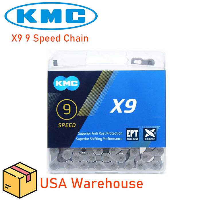 KMC Chain X9 116 Links 9 Speed MTB For Sale
