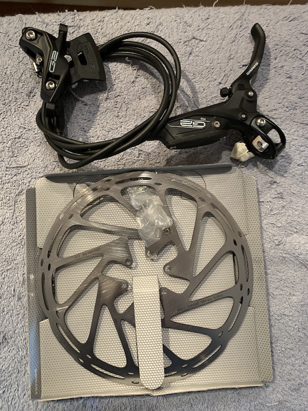 2022 SRAM G2 RS front and rear caliper/lever/rotor sets For Sale