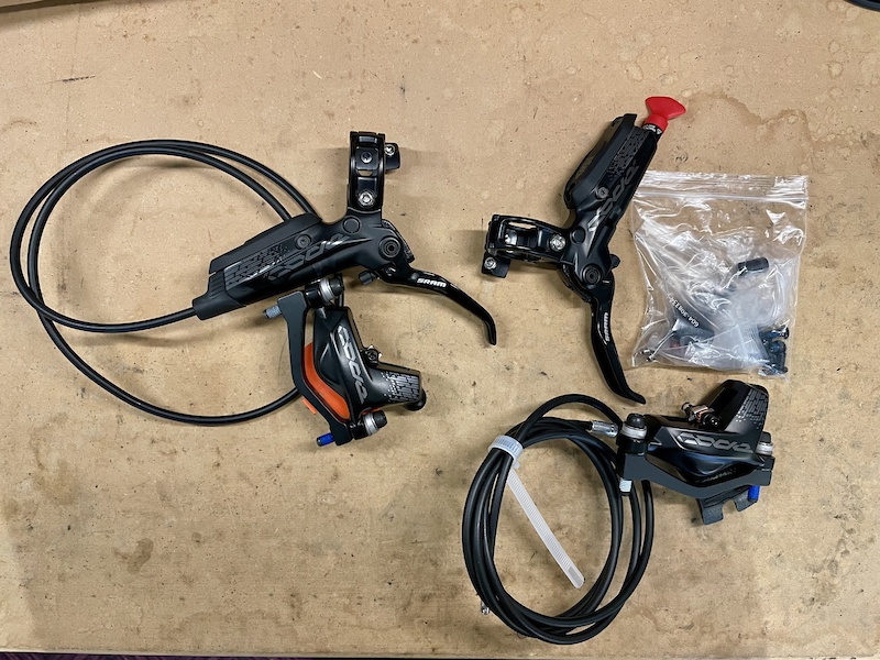 2022 SRAM Code R Brakes Front and Rear w/ 200mm Rotors For Sale