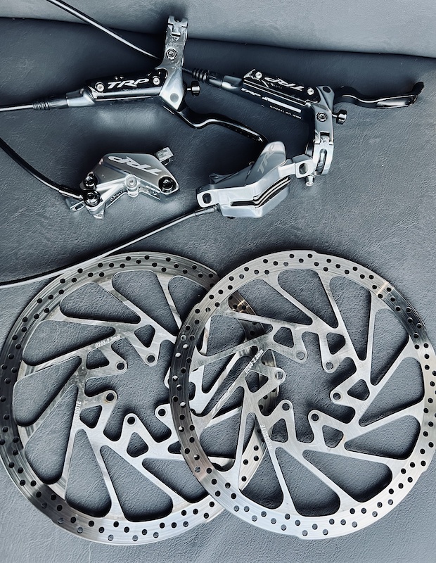 TRP DH-R EVO BRAKES + ROTORS For Sale