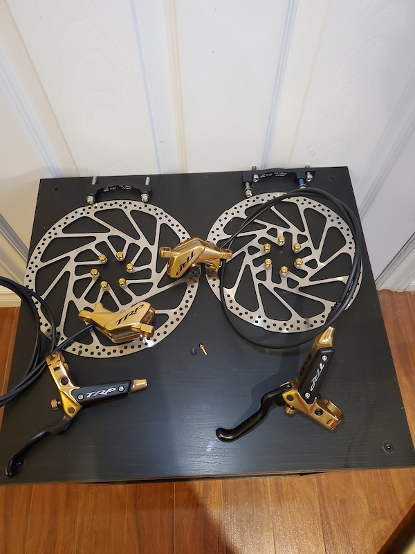 2022 TRP DHR-EVO Gold Complete brake set! *take off* For Sale