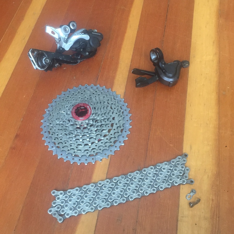 Shimano Saint x Deore XT x Sunrace 1x10spd clutch(786) For Sale