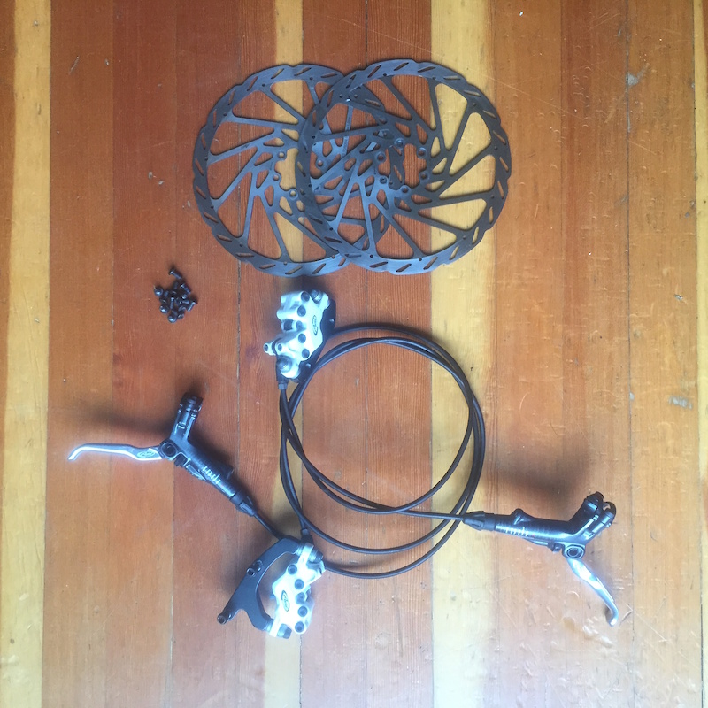 Avid Code R - 4piston brakeset w/ Ø203mm rotors (636) For Sale