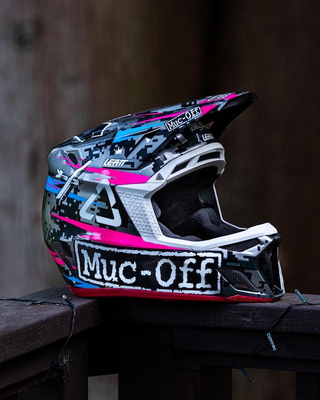 2023 Leatt 8.0 DH Muc-Off Custom Helmet NEW For Sale