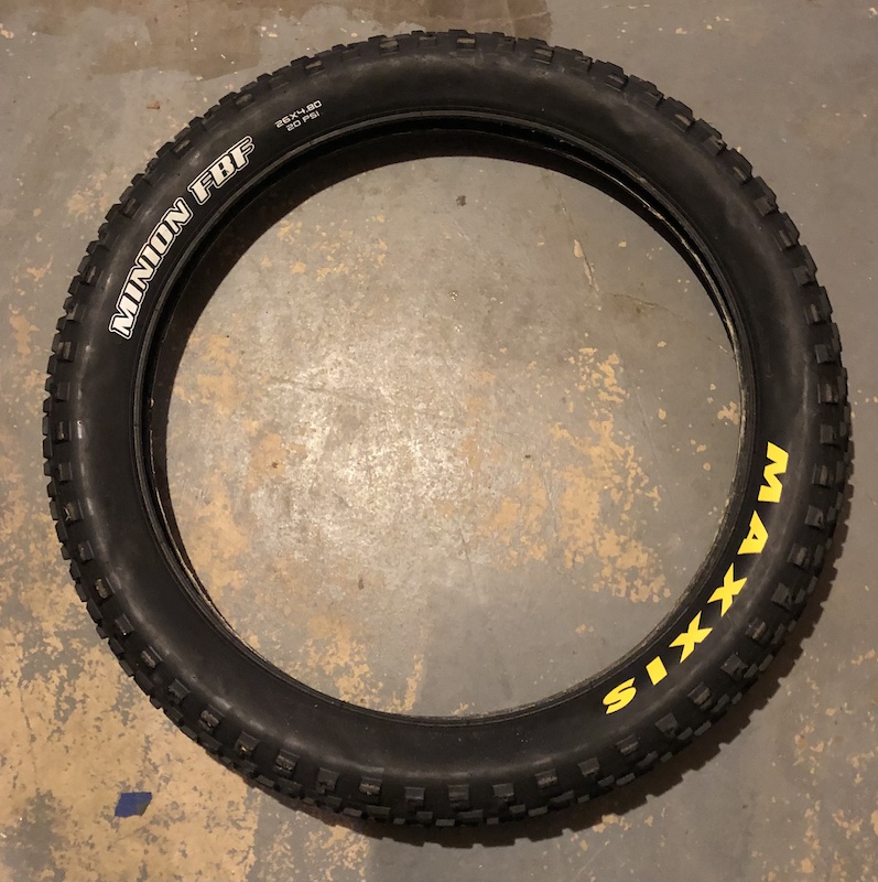Maxxis Minion FBF 26x4.8 Fat Bike Front Tubeless Tire For Sale