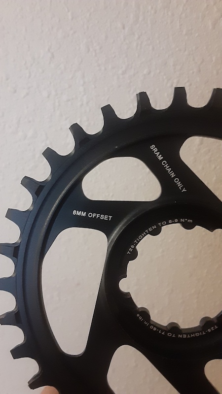 2020 Sram directmount x-sync 32 tooth 6mm offset chainring For Sale