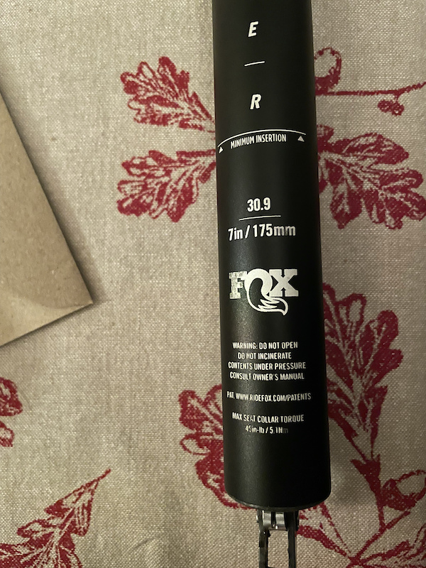 2022 Fox Transfer Dropper For Sale