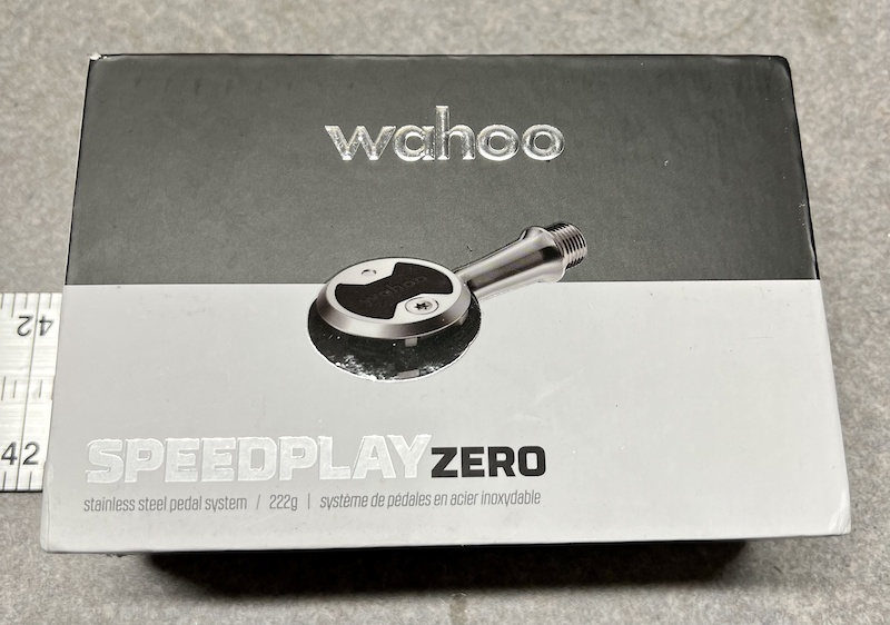 2022 Wahoo Speedplay Zero w/ std & easy tension cleat For Sale