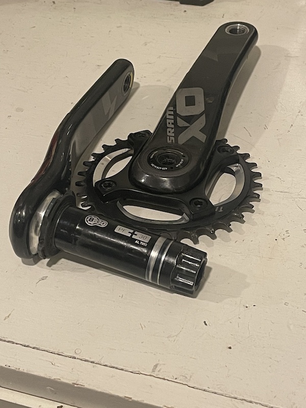 SRAM XO CARBON crankset 175mm arms BB30 or PF30 For Sale