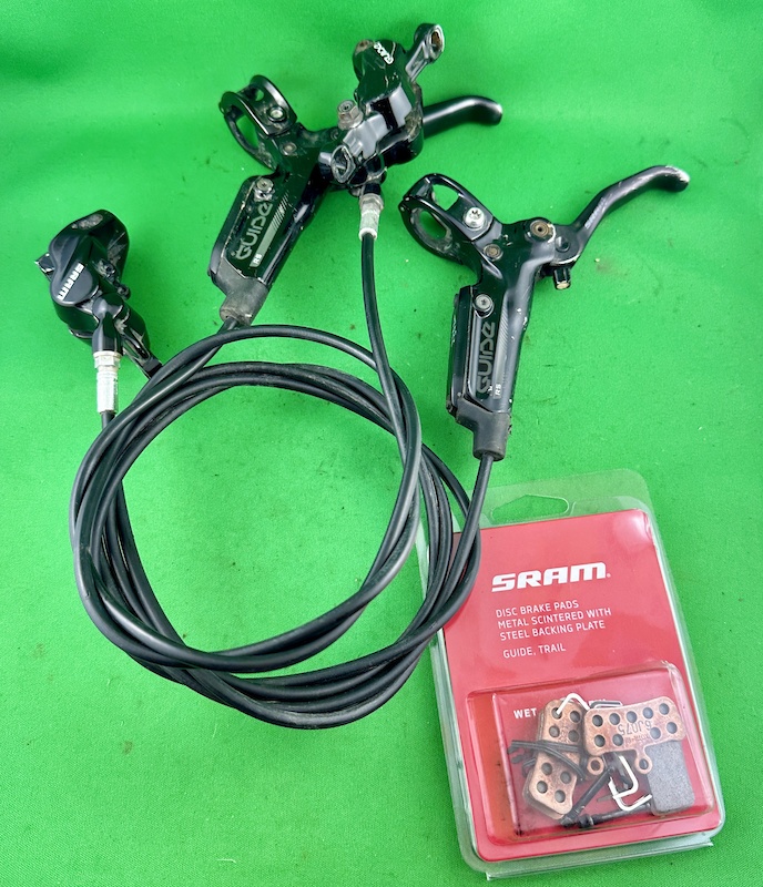 SRAM Guide RS 4-Piston Brakeset, NEW Metallic Pads For Sale
