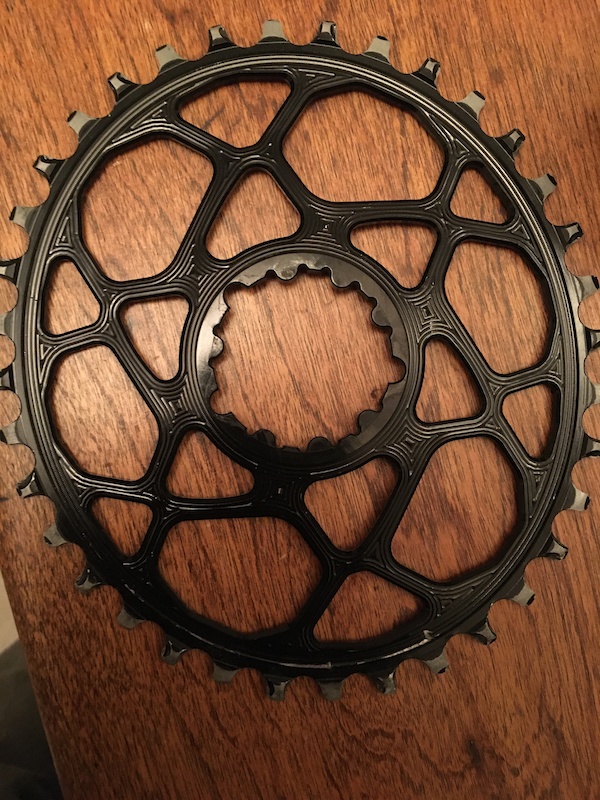 2022 36t Absolute Black Oval Chainring For Sale