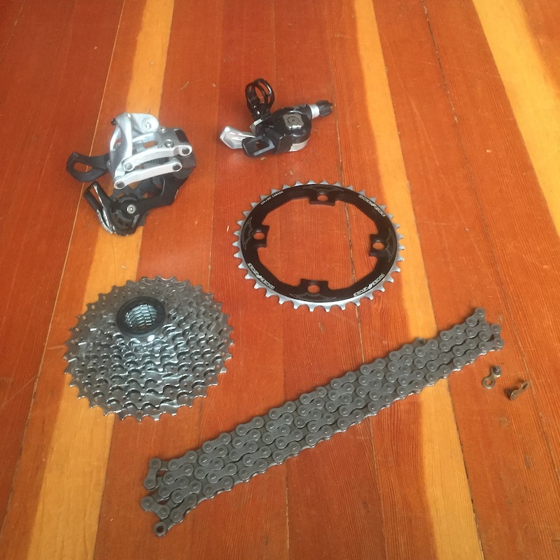 Sram X9 x Raceface 1x9 drivetrain (642) For Sale