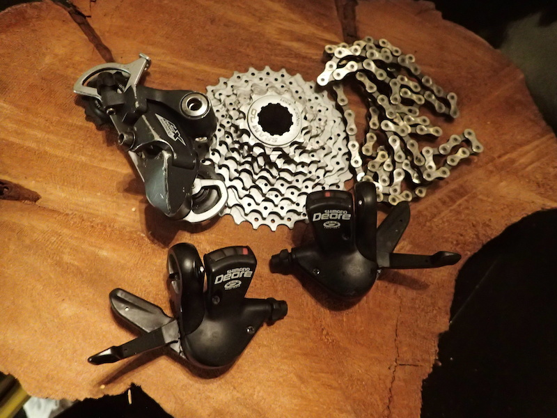 Deore, LX, SRAM 9 speed gumbo For Sale