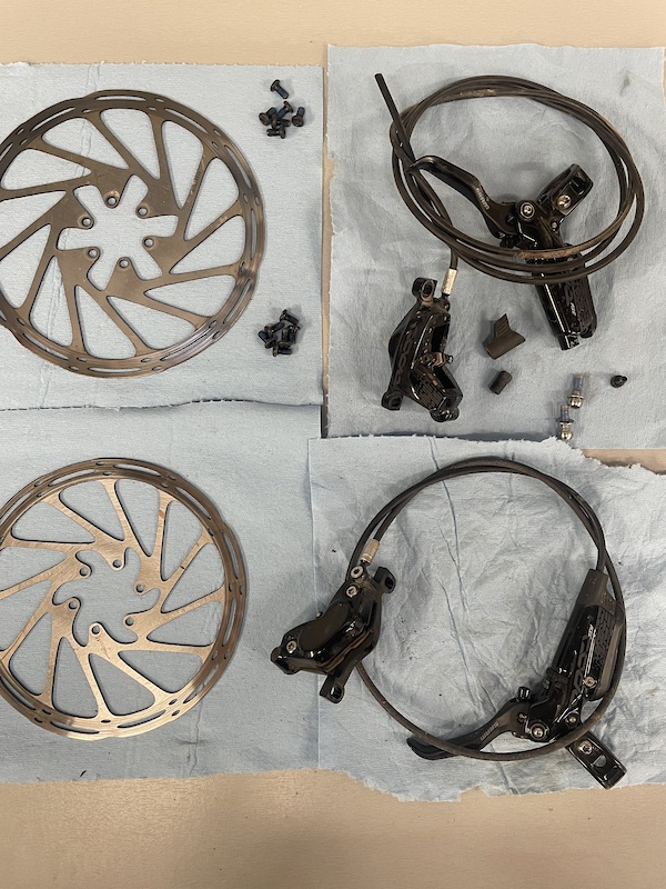 2021 Sram Code RSC Brake set and Rotors - It's Gotta Go! For Sale