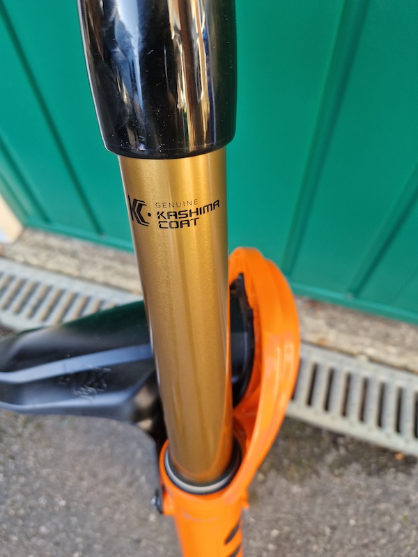 2021 Fox Factory 38's , 180mm shiny orange 29 /27.5 For Sale