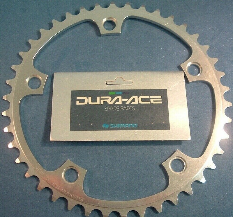 ISO - Shimano Dura Ace SG A42 5 hole 130 BCD chainring For Sale