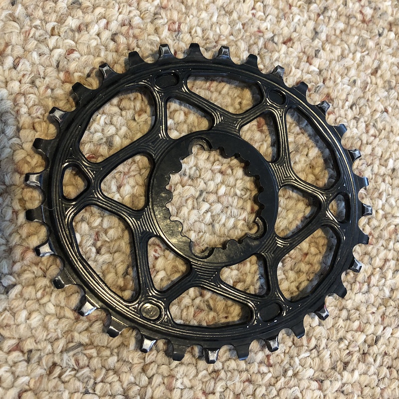 2022 Absolute Black 32T Oval Sram Chain Ring For Sale