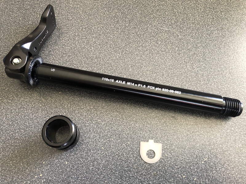 2023 Fox QR Thru Axle for 36 & 38 Forks 15x110 Boost For Sale