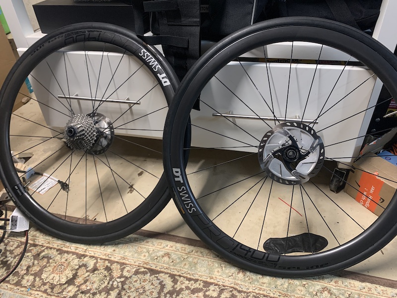 2021 DT Swiss PRC1400 disc wheelset For Sale