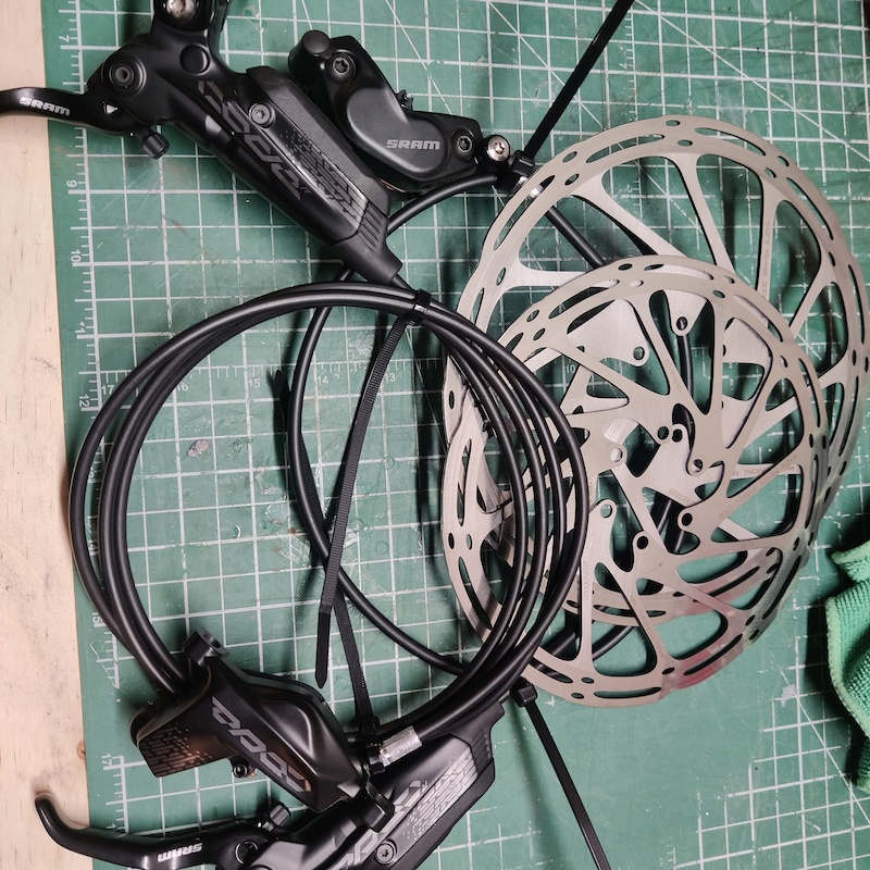 2022 SRAM Code R brakeset with rotors For Sale