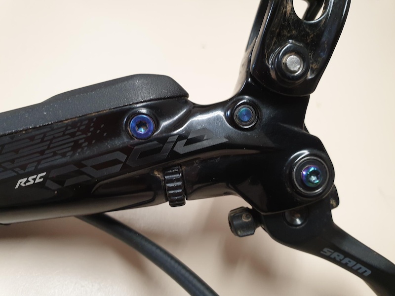 2022 Sram Code RSC brakes with Rainbow hardware For Sale