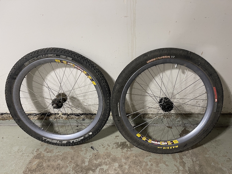 2010 Sun-Ringle Intense 24" Mag 30 Wheelset with Tires For Sale