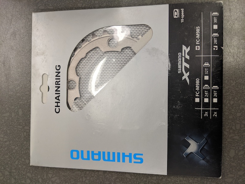 New XTR Chain Ring FC-M985 28T & 30T for 2x For Sale