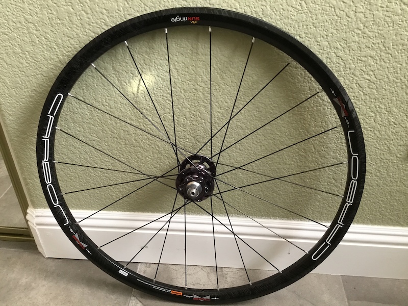 26” Chris king Sun Ringle carbon front wheel For Sale