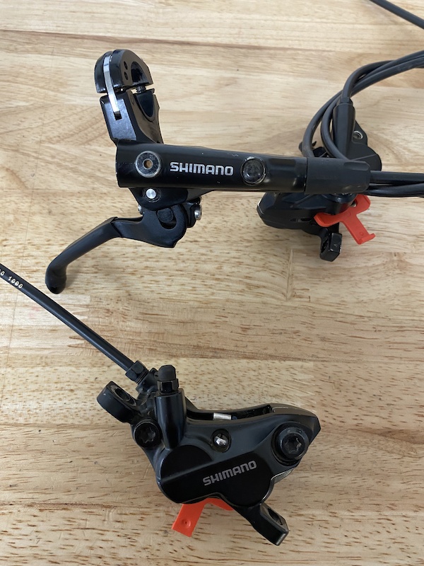 2021 Shimano MT-520 4 piston brake set w/ extras For Sale