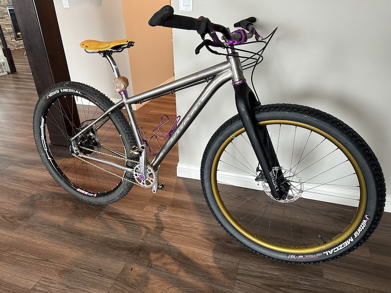 2013 Titanium Salsa El Mariachi Medium frame set For Sale