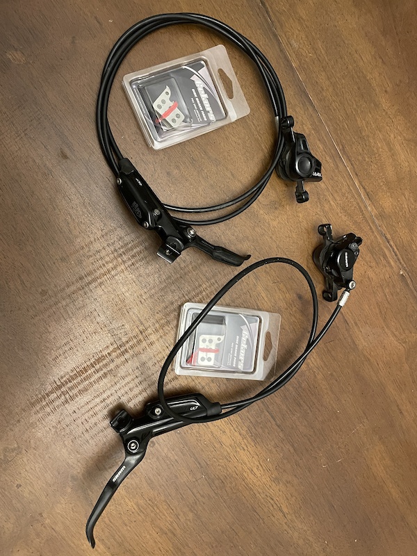 2019 SRAM Level ULTIMATE brake set Carbon levers +pads For Sale