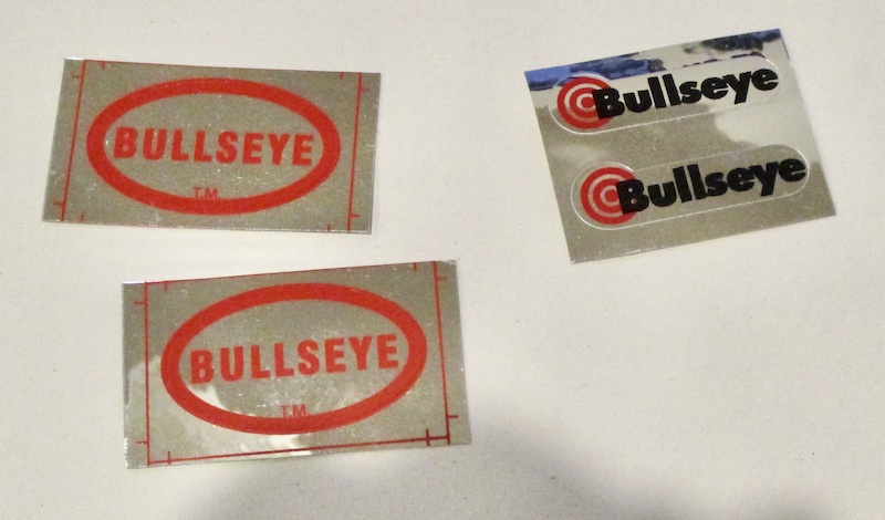 original bullseye hub stickers decals bmx mtb For Sale