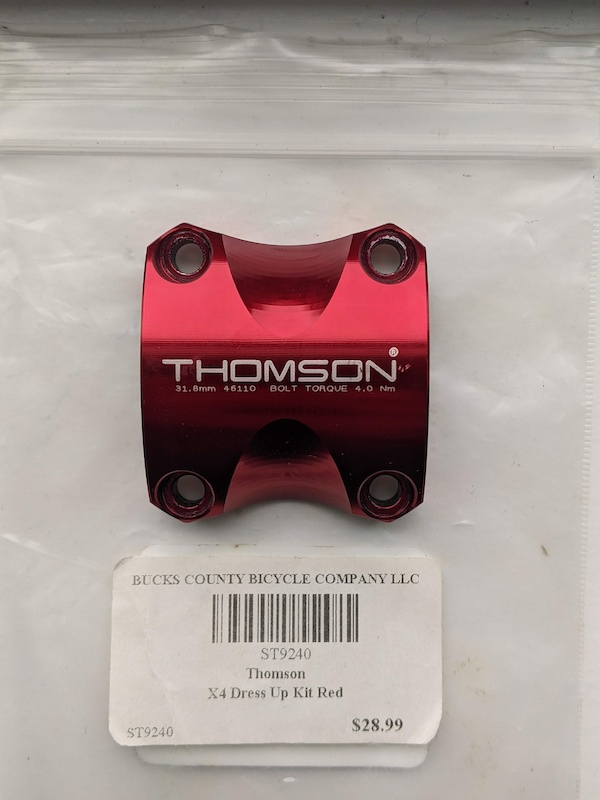 Thomson Elite X4 Red Ano Faceplate For Sale