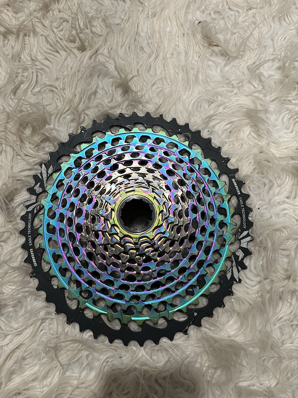 2021 SRAM Eagle XX1 Cassette Rainbow Oil Slick 12spd 10-50t For Sale