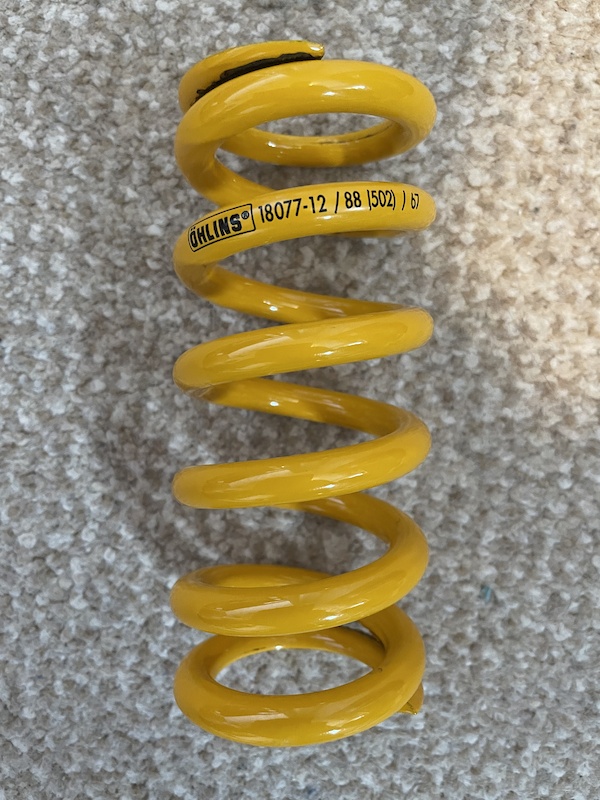 2022 Ohlins Rear Coil 502lb x 67mm (for 65mm stroke shocks) For Sale