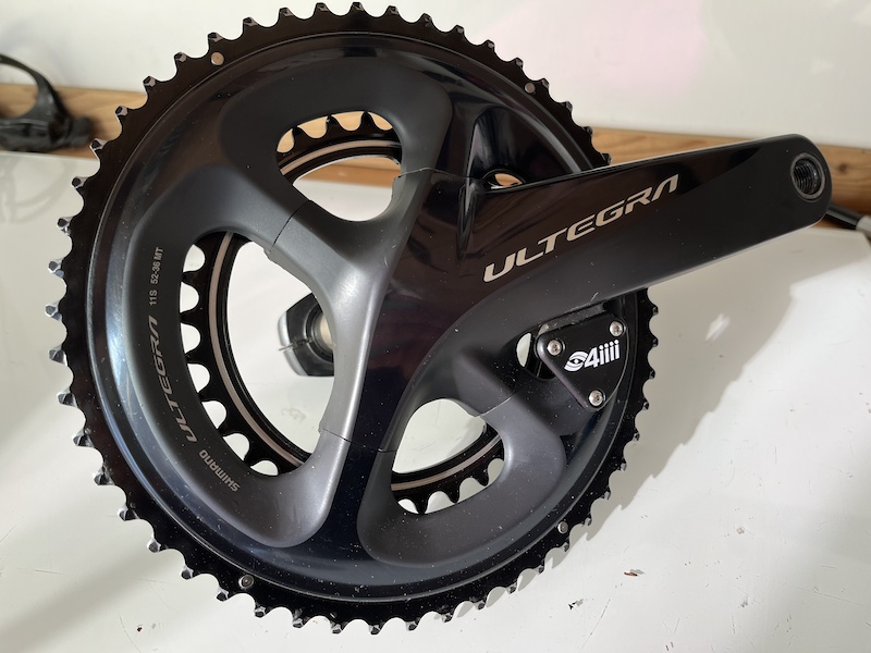2022 Shimano R8000 Crankset w/ Dual 4iii Power Meter 170mm For Sale
