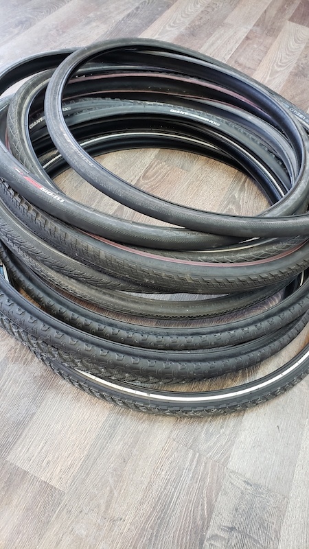 Assorted 700c tires, NOW $5 EACH!!! For Sale