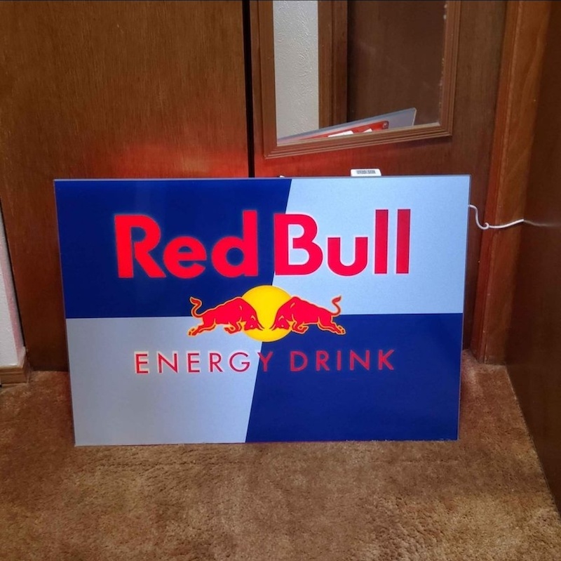 Red Bull LED Sign For Sale